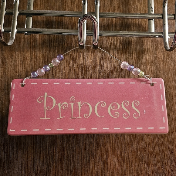 Cracker Barrel | Other | Tiny Pink Princess Sign | Poshmark